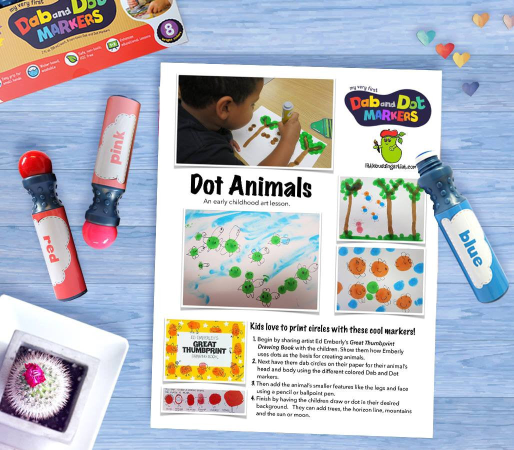 Free Download | Dot Animals – Doodle Hog