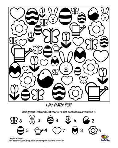 I Spy Easter Worksheet – Doodle Hog