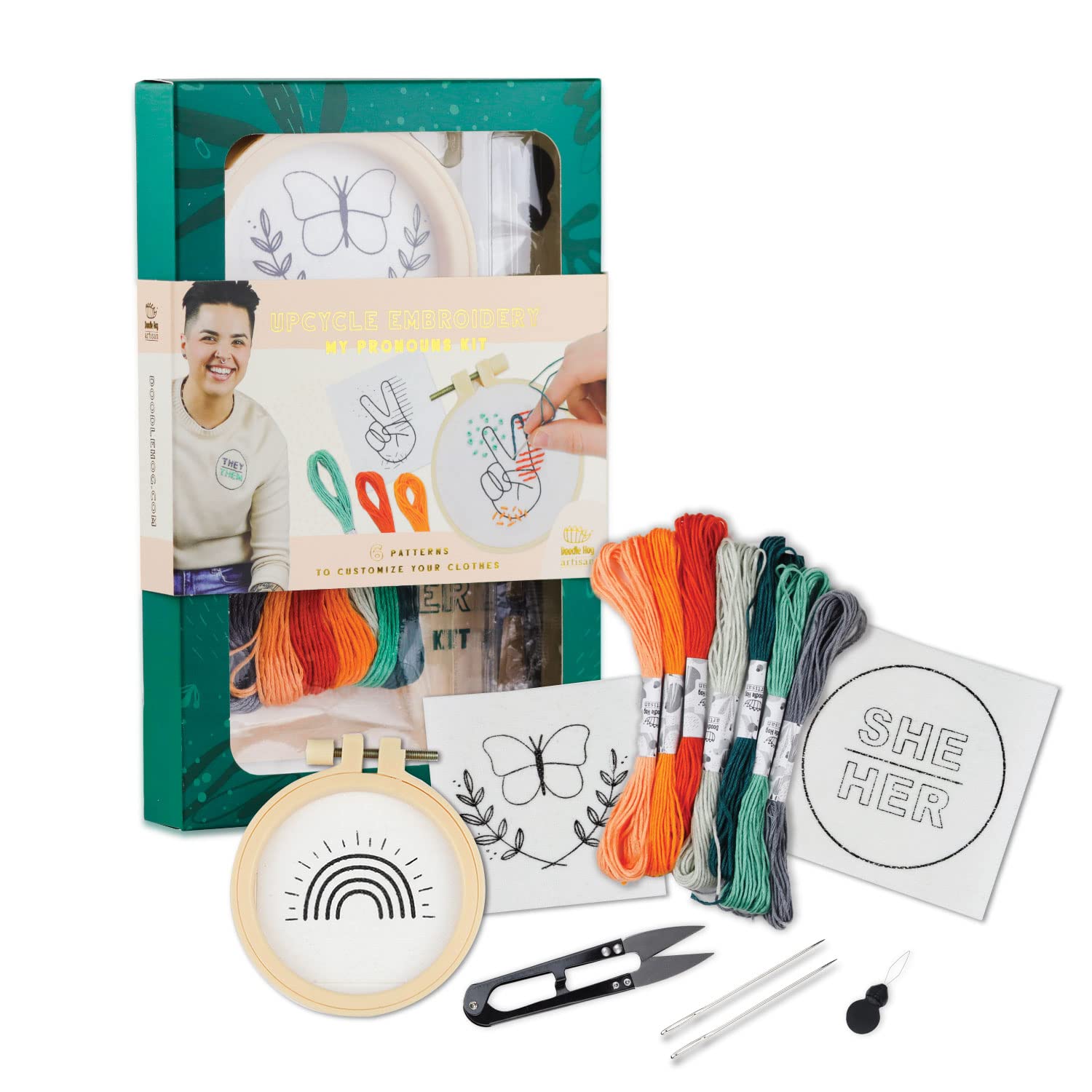 Hand Embroidery Craft Supply Kits for Beginners to Adults – Doodle Hog