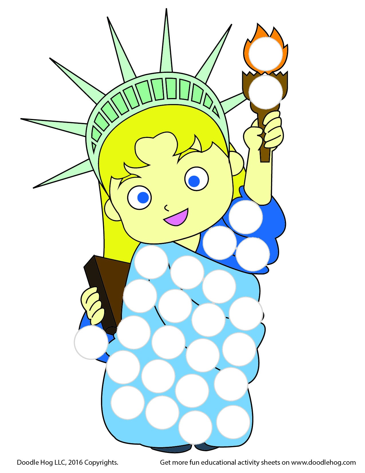Free Download | Memorial Day Dot Worksheets – Doodle Hog