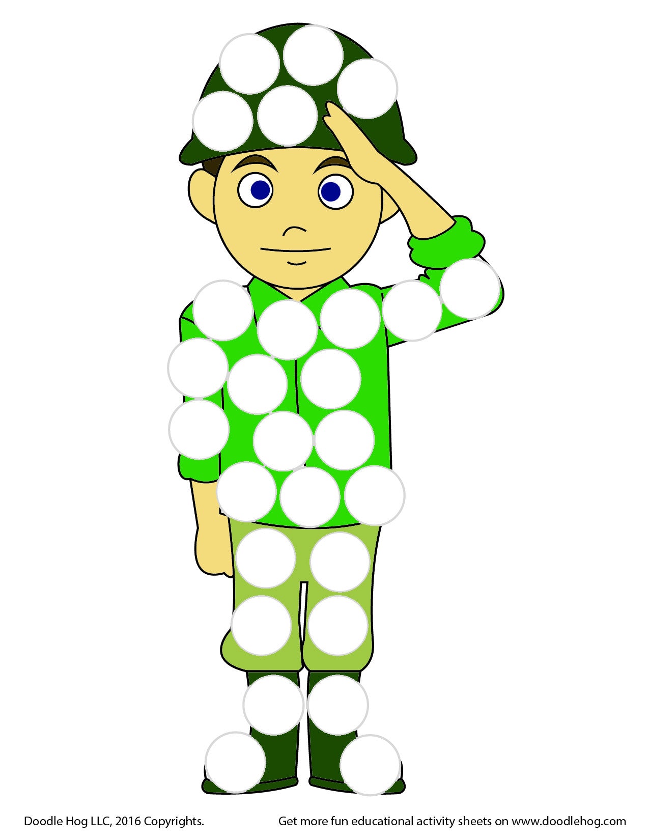 Free Download | Memorial Day Dot Worksheets – Doodle Hog