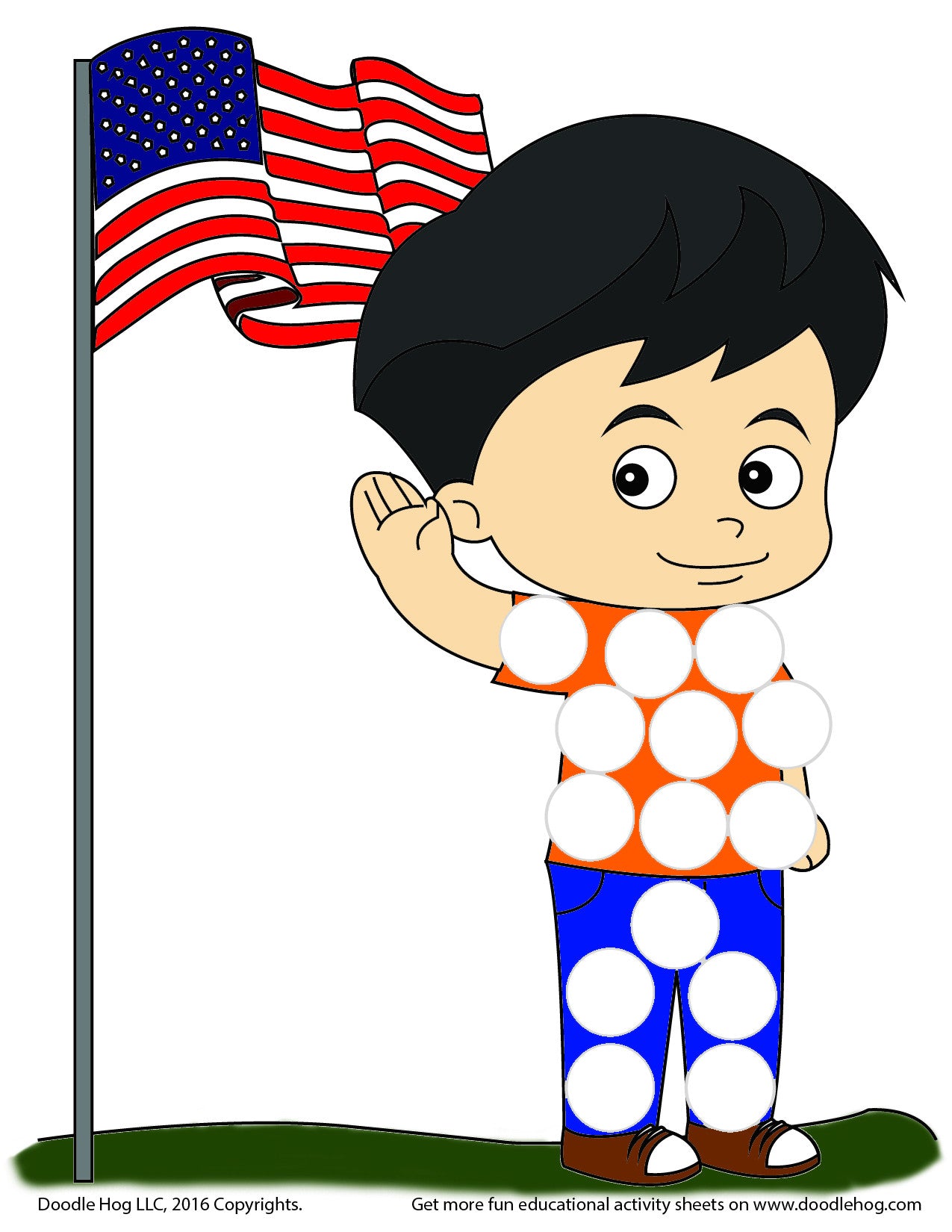 Free Download | Memorial Day Dot Worksheets – Doodle Hog