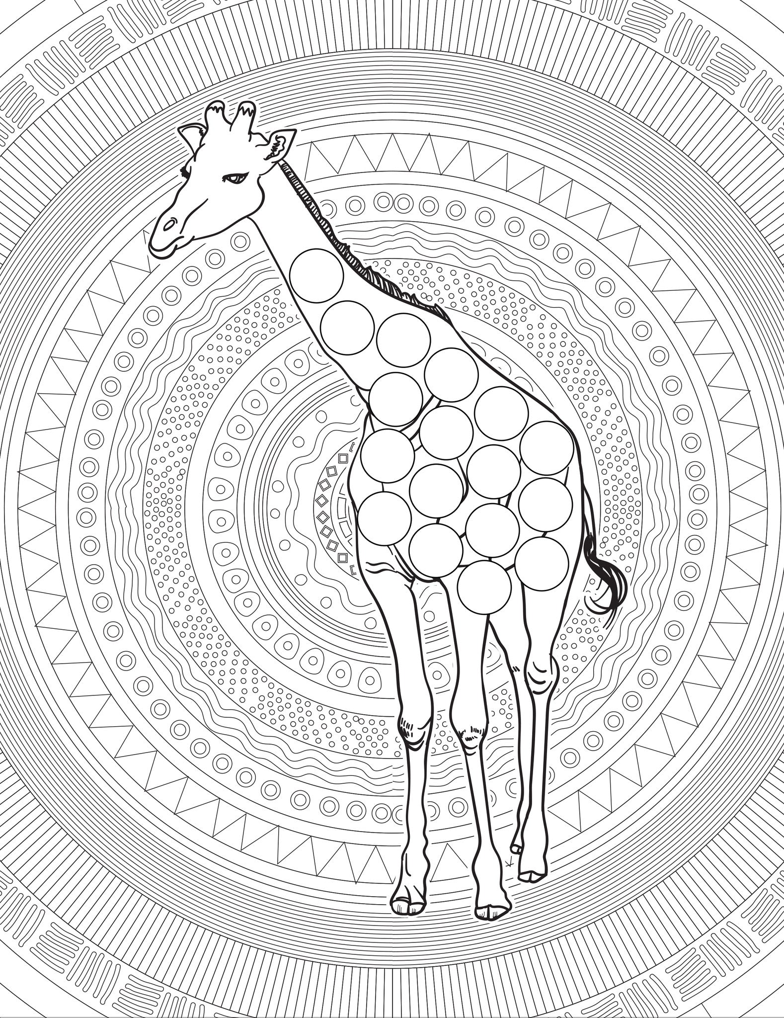 dot coloring pages free printable