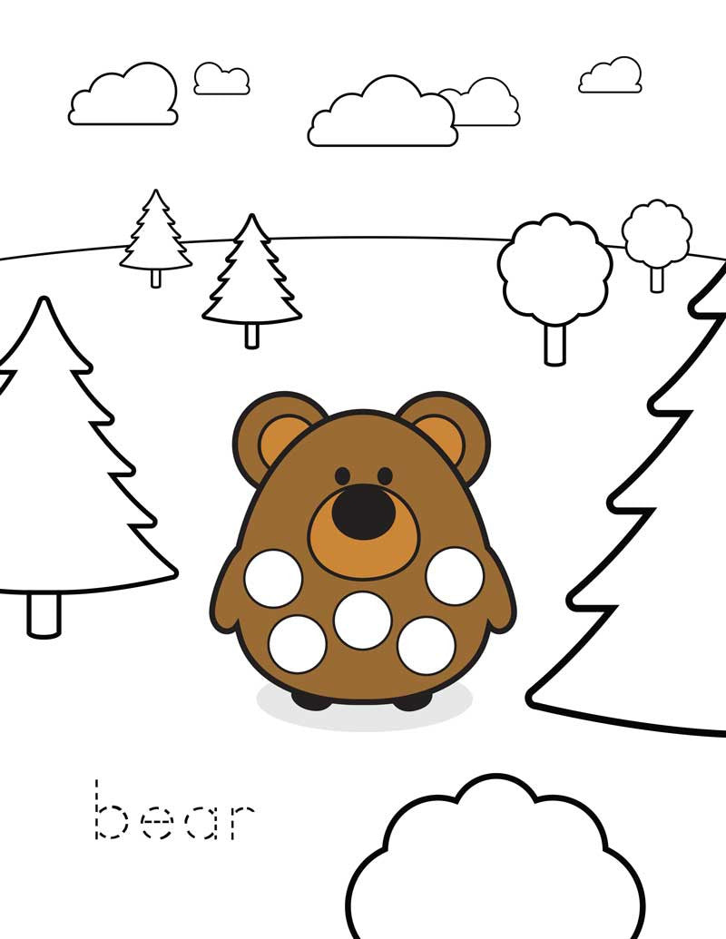 Free Download | Animals and Ocean Friends Dot Worksheets – Doodle Hog